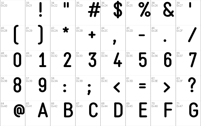 Static Bold Font - UpFonts