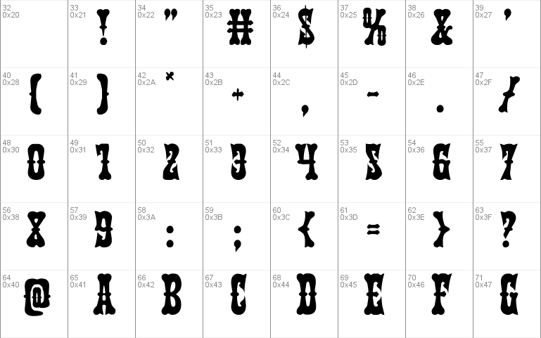 Texas Ranger Font - UpFonts