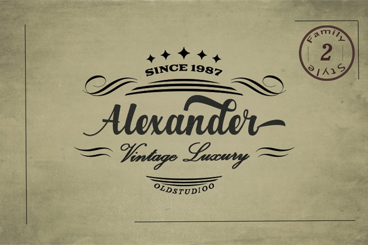 Alexander Font - UpFonts