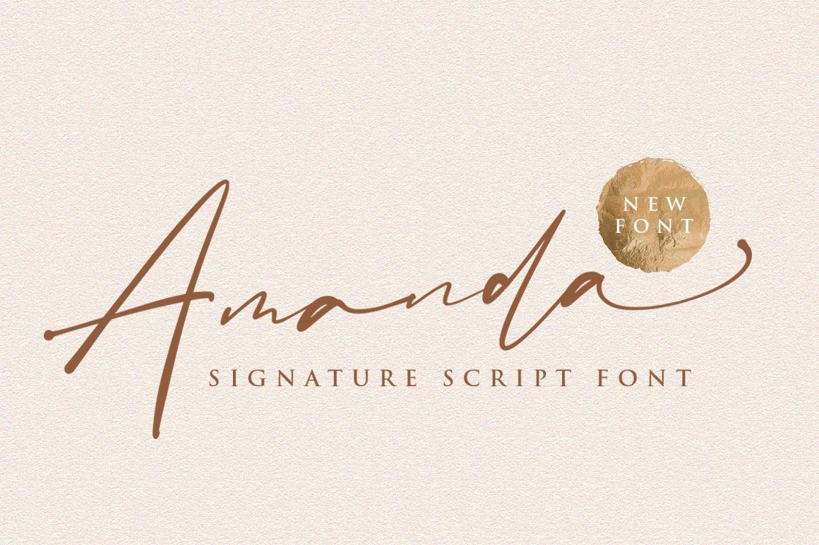 Amanda Signature Script Font - UpFonts