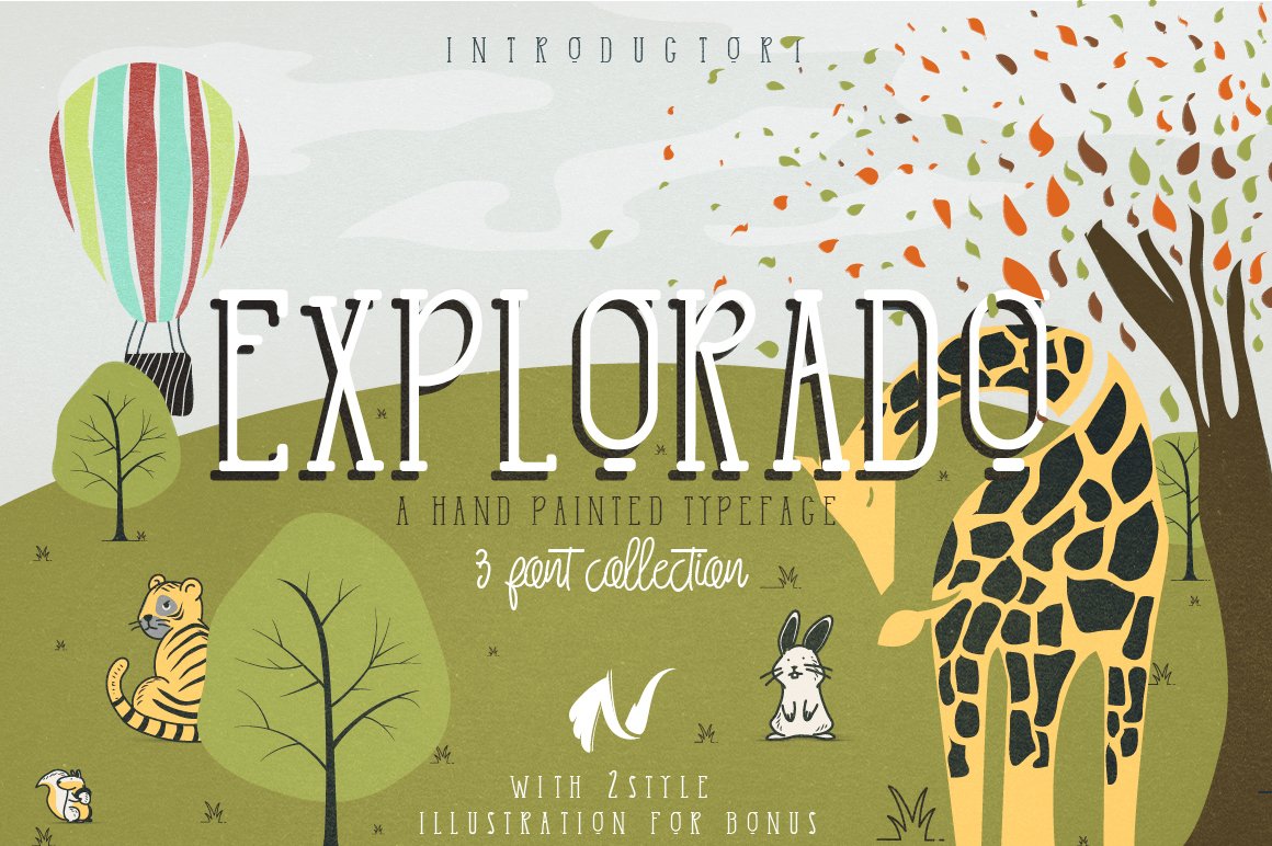 Explorado Font Family - UpFonts