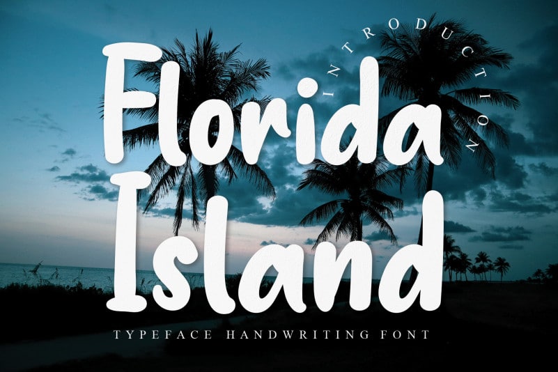 Florida Island Display Font - UpFonts