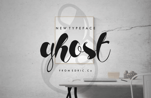 Ghost Calligraphy Font Duo - UpFonts