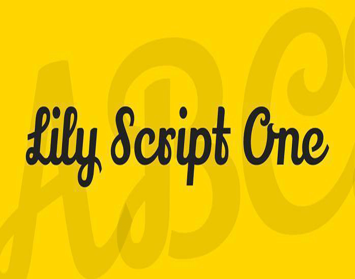 Lily Script One Font - UpFonts