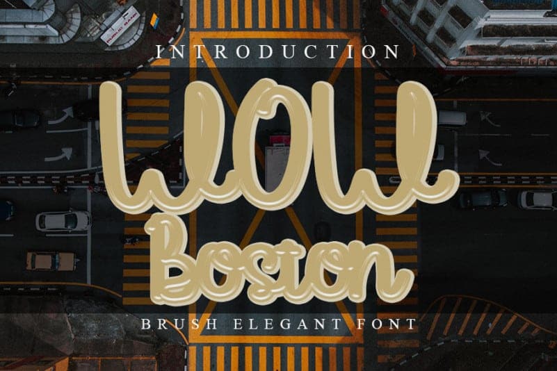 WoW Boston Script Font - UpFonts