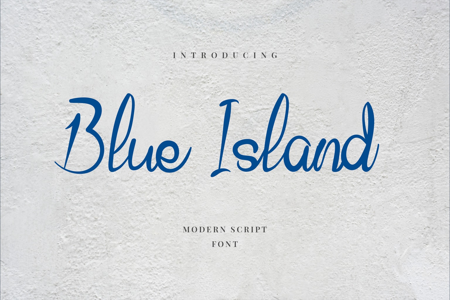 Blue Island Font - UpFonts