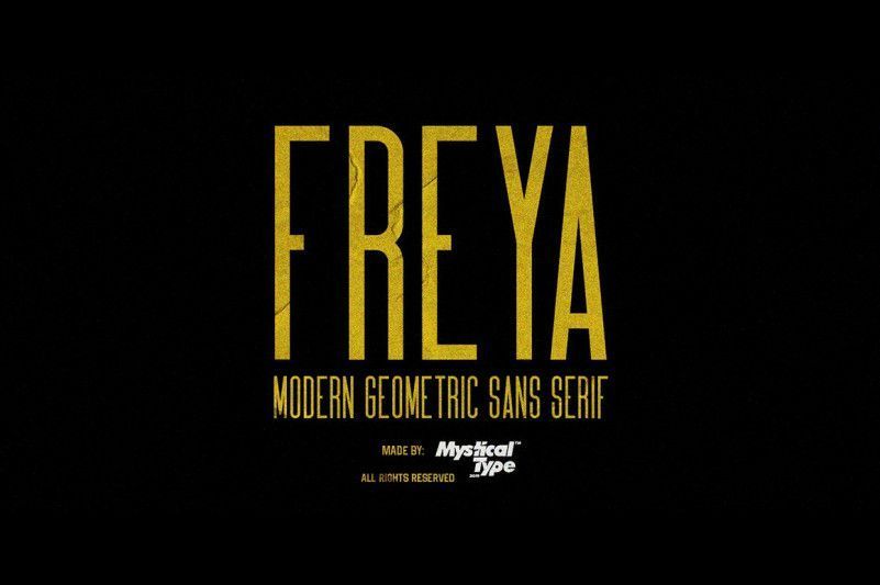 FREYA Font Family - UpFonts