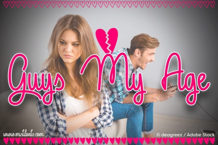 Guys My Age Font - UpFonts