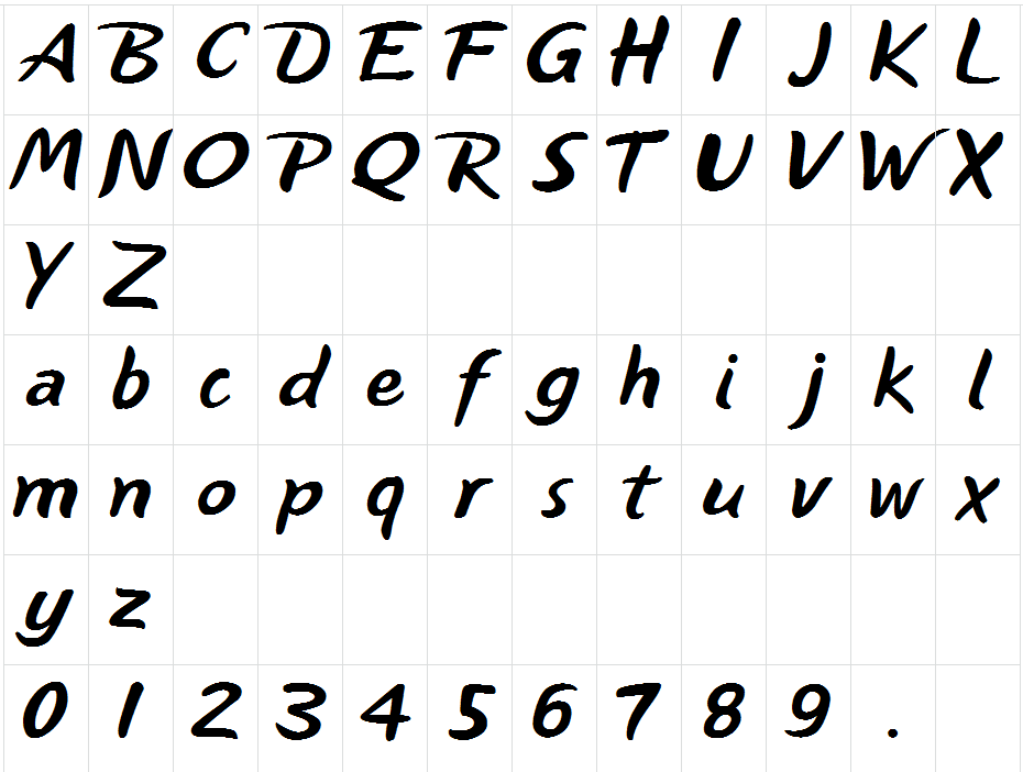 Busch Three Font - UpFonts