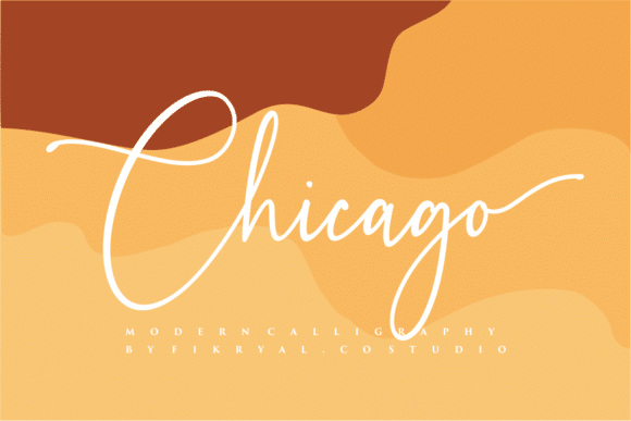 Chicago Calligraphy Font - UpFonts