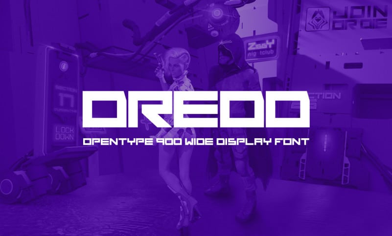 Dredd Display Font - UpFonts
