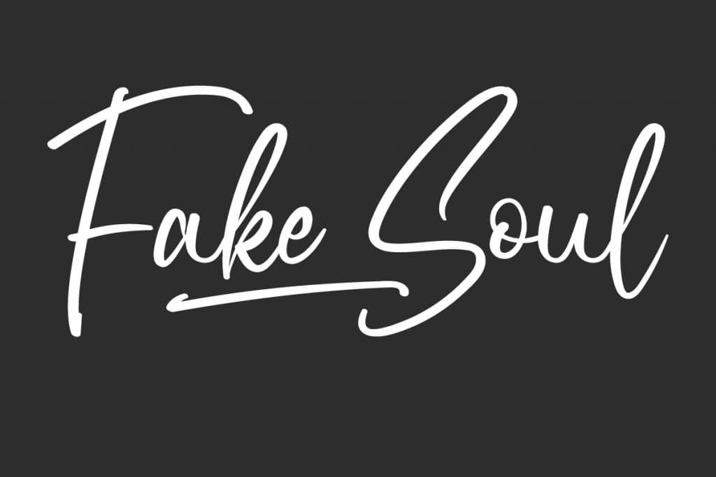 Fake Soul Script Font - UpFonts