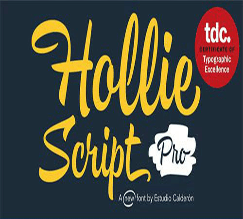 Hollie Script Pro Font - UpFonts