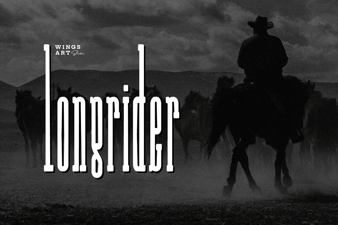 Long Rider Slab Serif Font - UpFonts