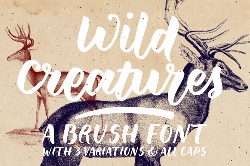 Wild Creatures Font - UpFonts