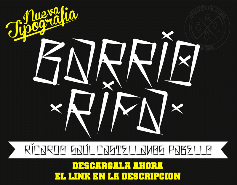 Barrio Rifa Font - UpFonts