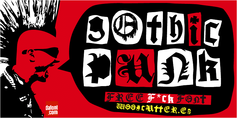 Gothic Punk Font - UpFonts
