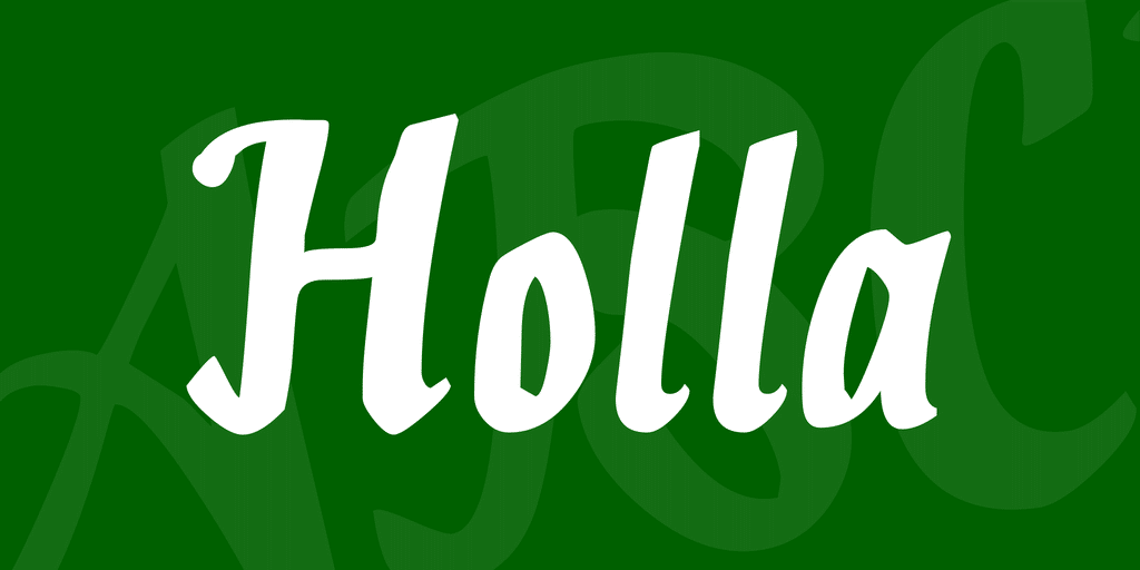 Holla Font - UpFonts