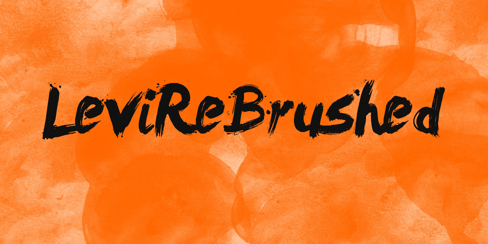 Levi Rebrushed Font - UpFonts