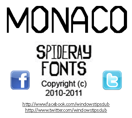 Monaco Font - UpFonts
