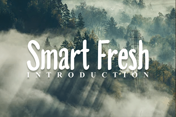 Smart Fresh Font - UpFonts