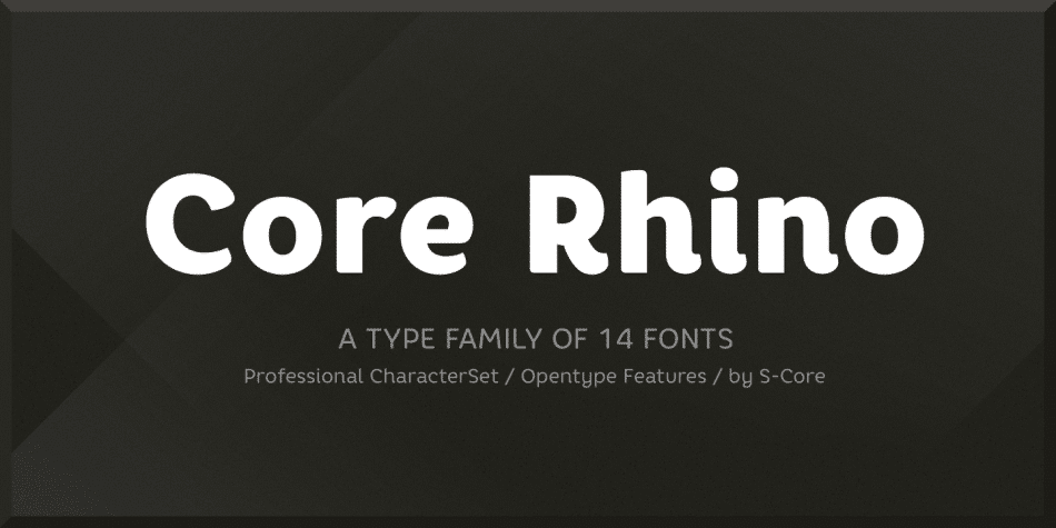 Core Rhino Font - UpFonts