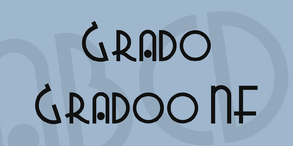Grado Gradoo NF Font - UpFonts