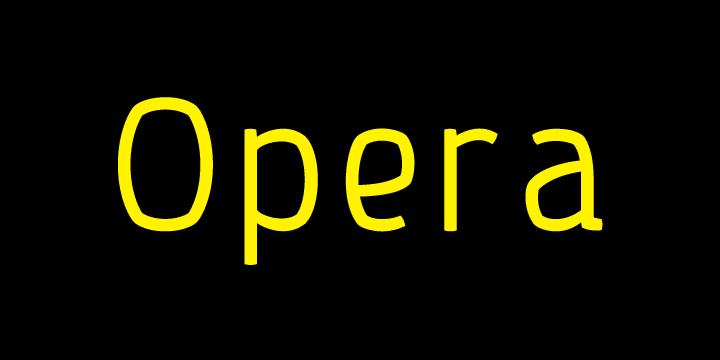 Opera Font Family - UpFonts