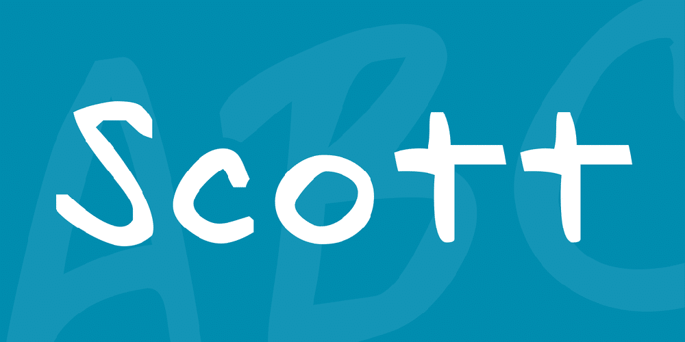 Scott Font - UpFonts