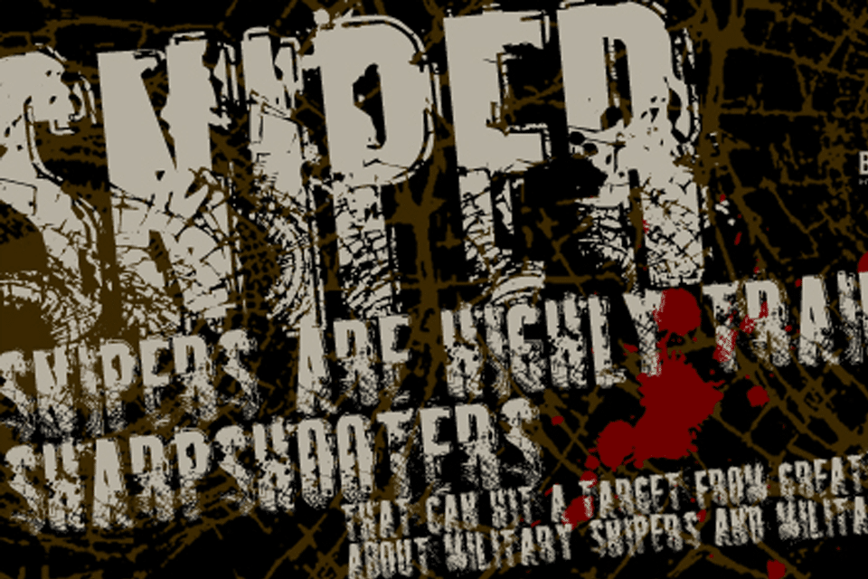 Sniper Font - UpFonts