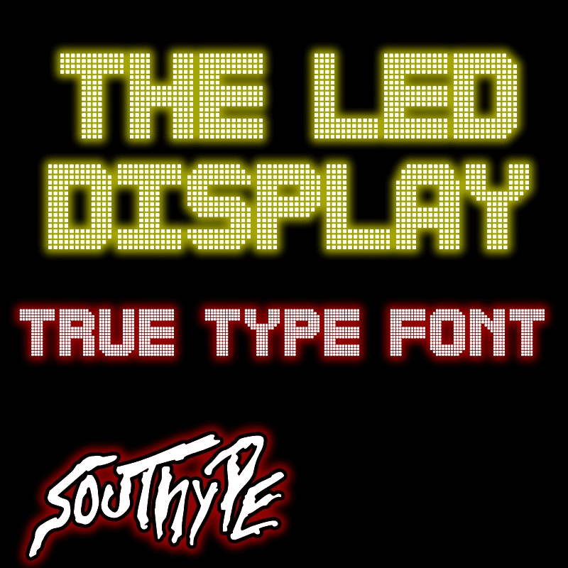 The Led Display St Font - UpFonts