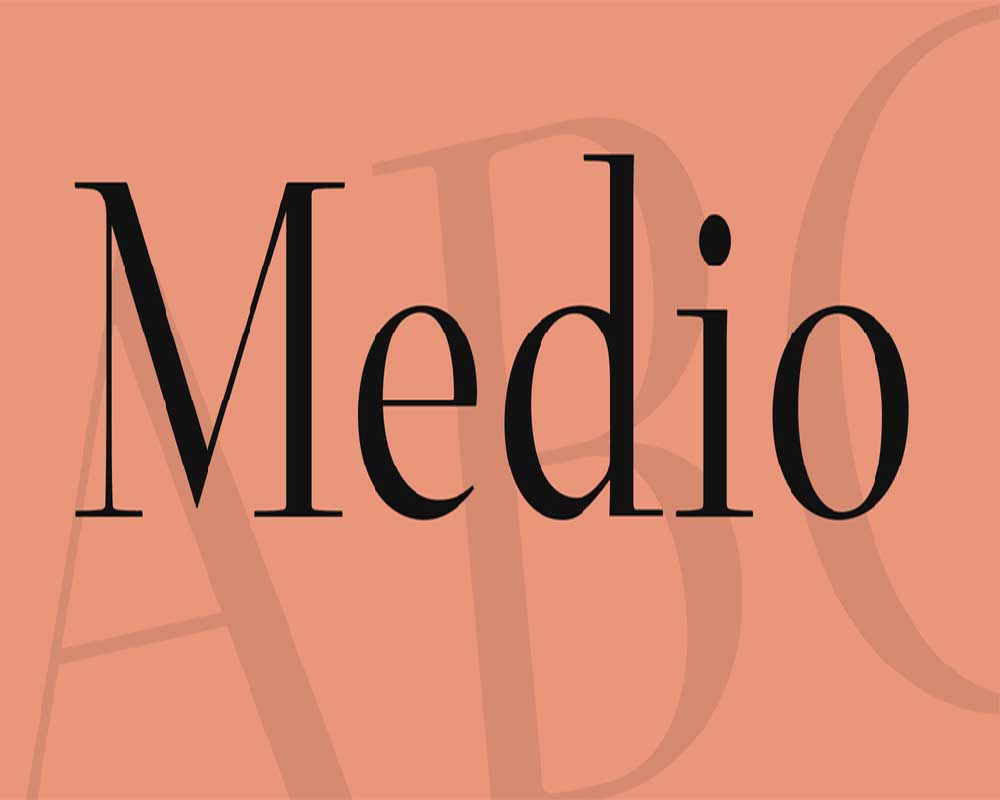 Medio Font - UpFonts