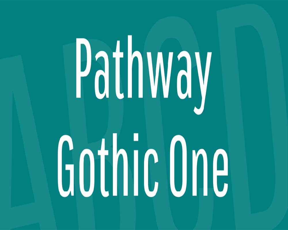 Pathway Gothic One Font - UpFonts