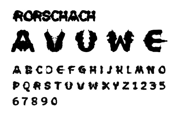 Rorschach Font - UpFonts