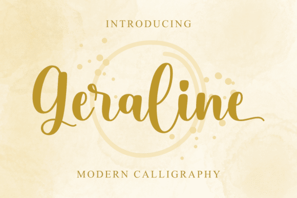 Geraline Font - UpFonts