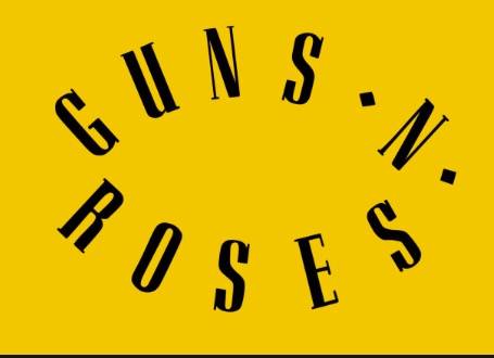 Guns and Roses Logo Font - UpFonts