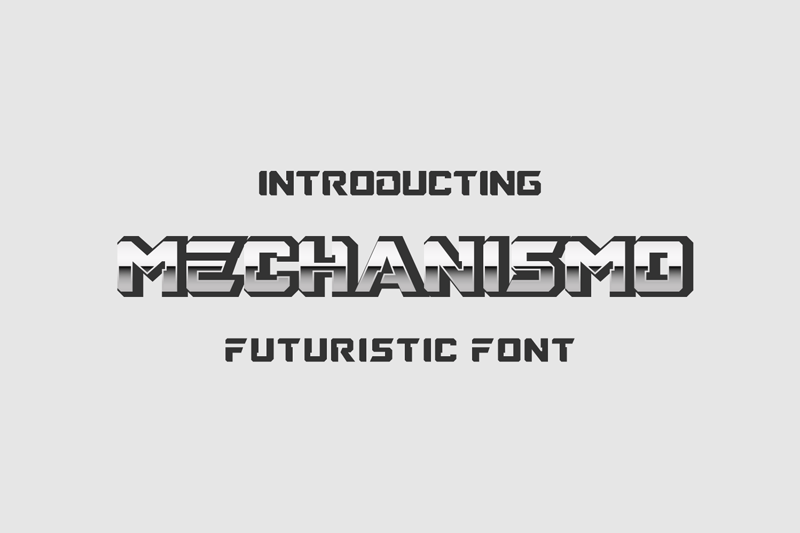 Mechanismo Font - UpFonts