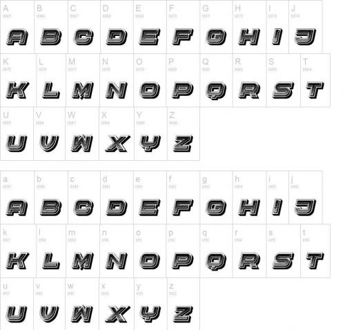 Radiation Font - UpFonts