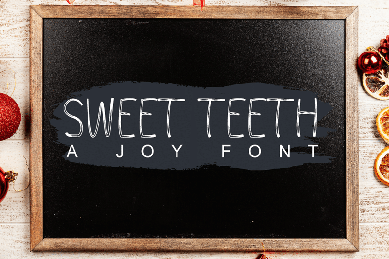 Sweet Teeth Font - UpFonts