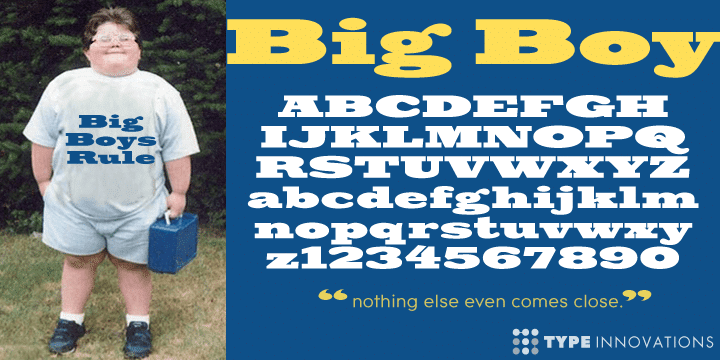 Big Boy Font - UpFonts
