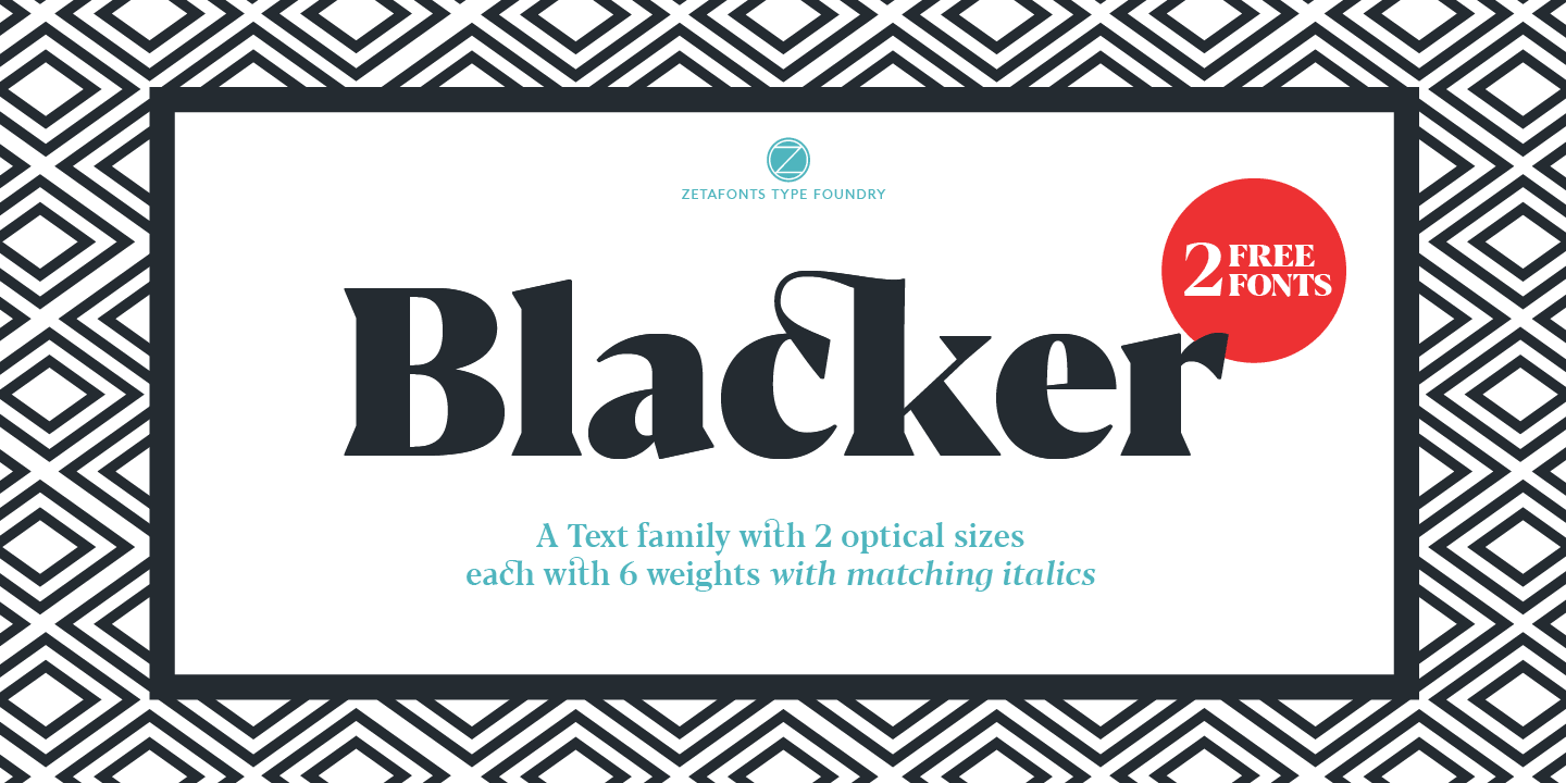 Blacker Font - UpFonts