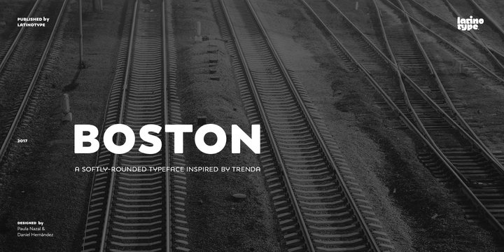 Boston Font - UpFonts