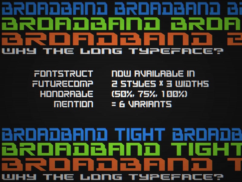Broadband Font - UpFonts