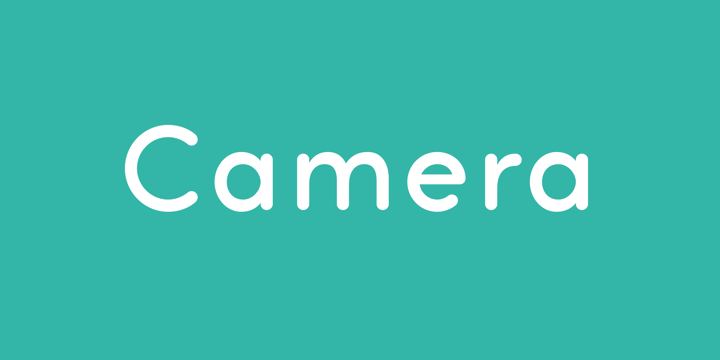 Camera Font - UpFonts