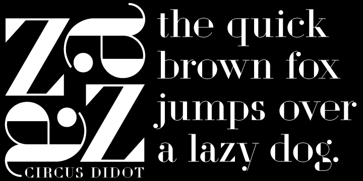 Circus Didot Font - UpFonts