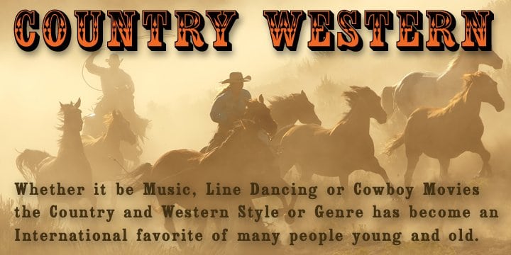 Country Western Slab Serif Font - UpFonts