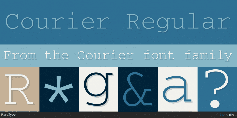Courier Font - UpFonts