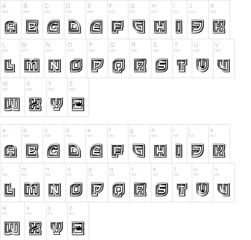 Exterior Font - UpFonts