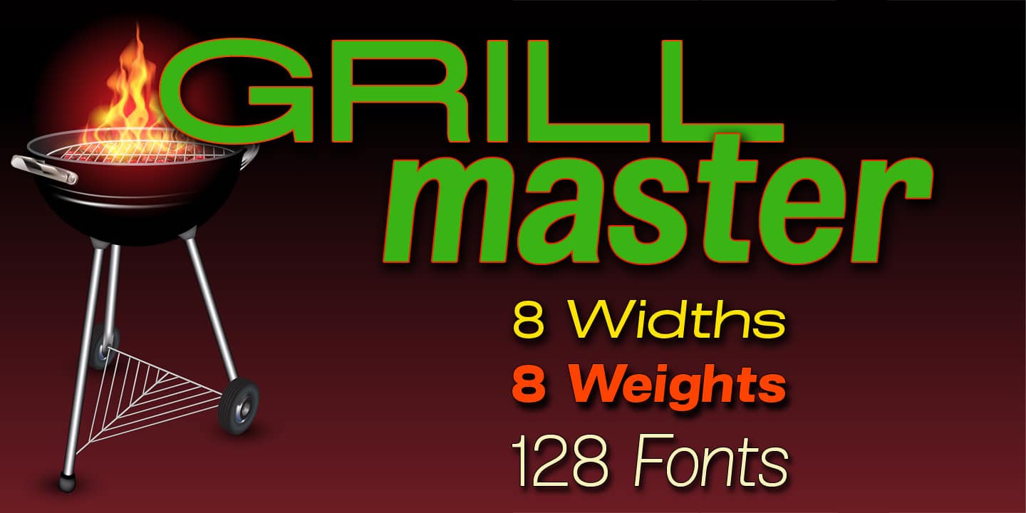 Grillmaster Font - UpFonts