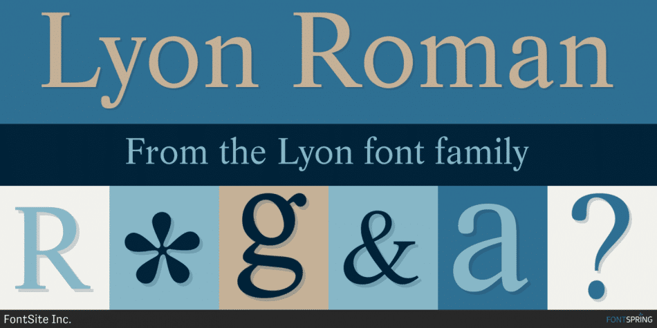 Lyon Font - UpFonts
